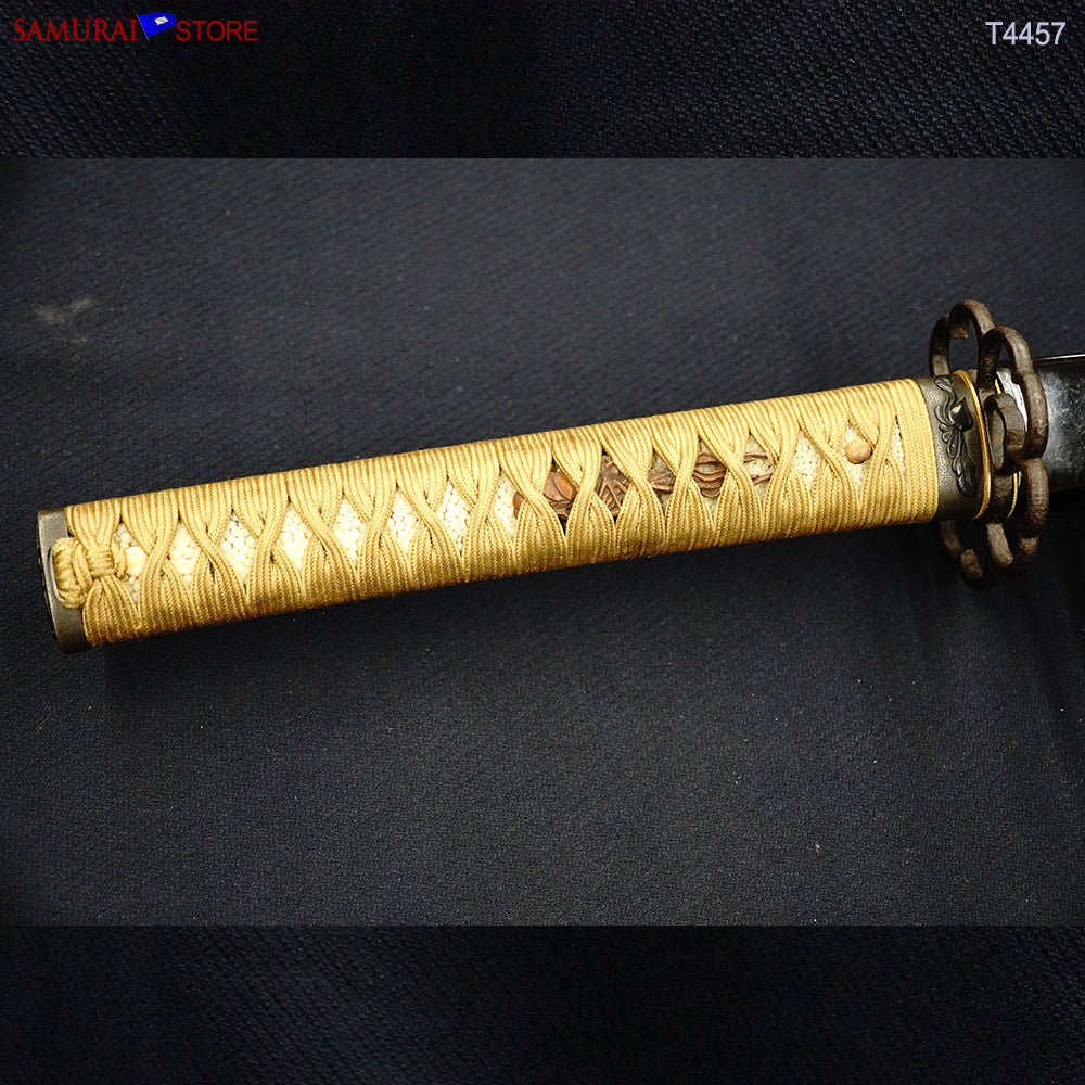 T4457 Katana Sword MORITOSHI w/ Antique Ornate Mountings NBTHK Hozon ...