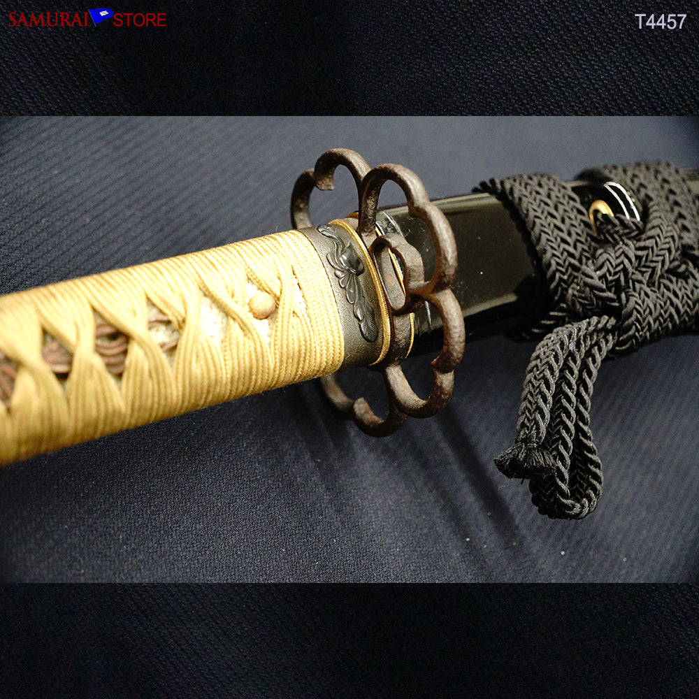 T4457 Katana Sword MORITOSHI w/ Antique Ornate Mountings NBTHK Hozon ...