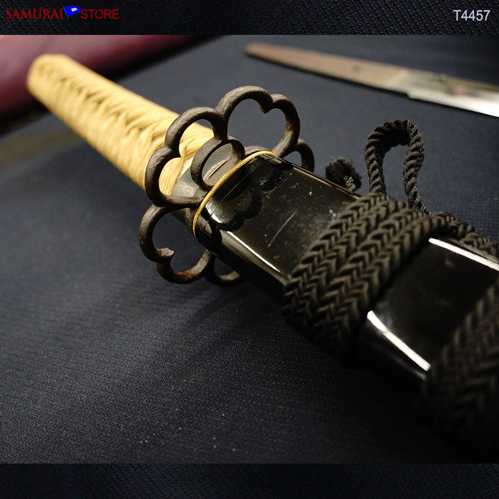 T4457 Katana Sword MORITOSHI w/ Antique Ornate Mountings NBTHK Hozon ...