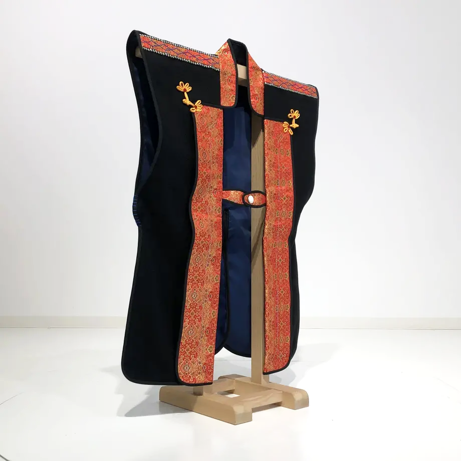 JINBAORI Surcoat Jacket Black (A) | SAMURAI STORE